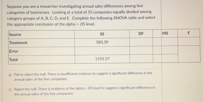 Solved Suppose you are a researcher investigating annual | Chegg.com