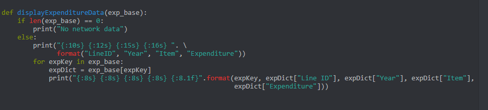 Solved expenditures.csv that has 4 fields: linelD, year, | Chegg.com