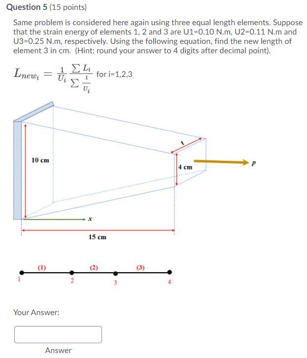 Solved Question 5 15 Points Same Problem Is Considered 8230