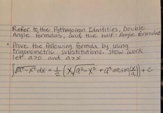 Solved Refer to the Pythagorean Identities Double Angle | Chegg.com