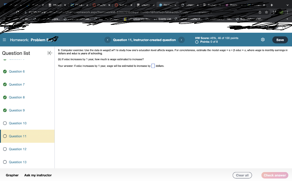Solved 9. Computer exercise: Use the data in wage2.wf1 to | Chegg.com