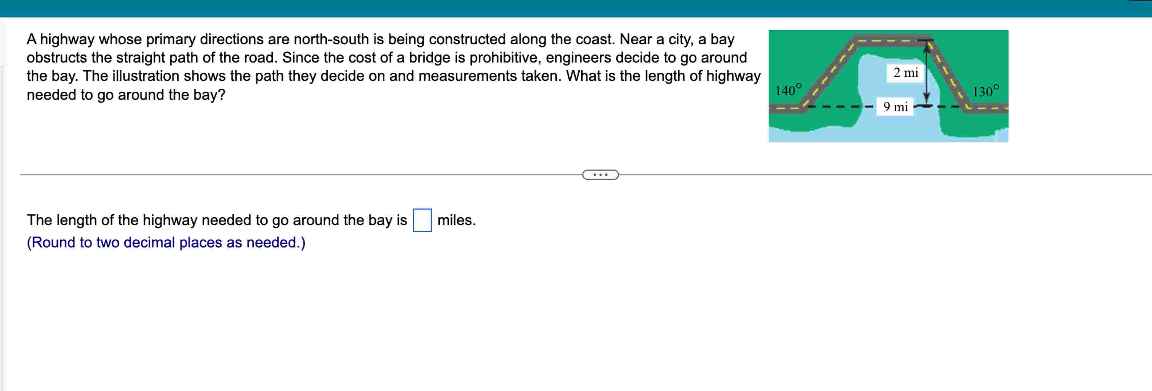 Solved A highway whose primary directions are north-south is | Chegg.com