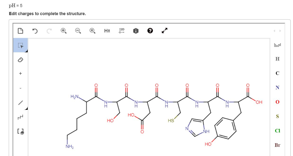 Solved Identify the location and type of charge on the | Chegg.com