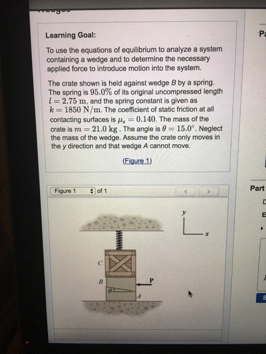 Solved Learning Goal: Pa To use the equations of equilibrium | Chegg.com
