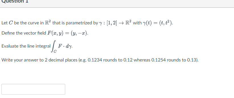 Solved Let C be the curve in R2 that is parametrized by | Chegg.com