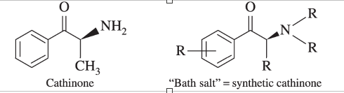 18-D. Cathinone is the psychoactive alkaloid in khat | Chegg.com