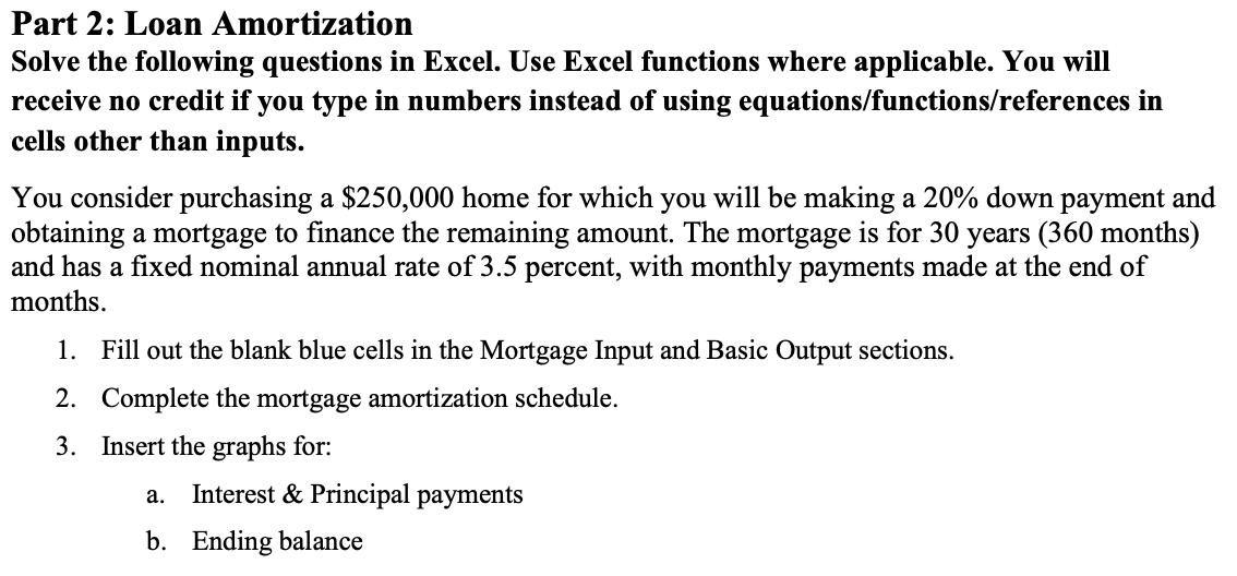 Solved Part 2: Loan Amortization Solve the following | Chegg.com