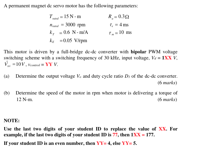Solved (a) Determine the output voltage Vo and duty cycle | Chegg.com