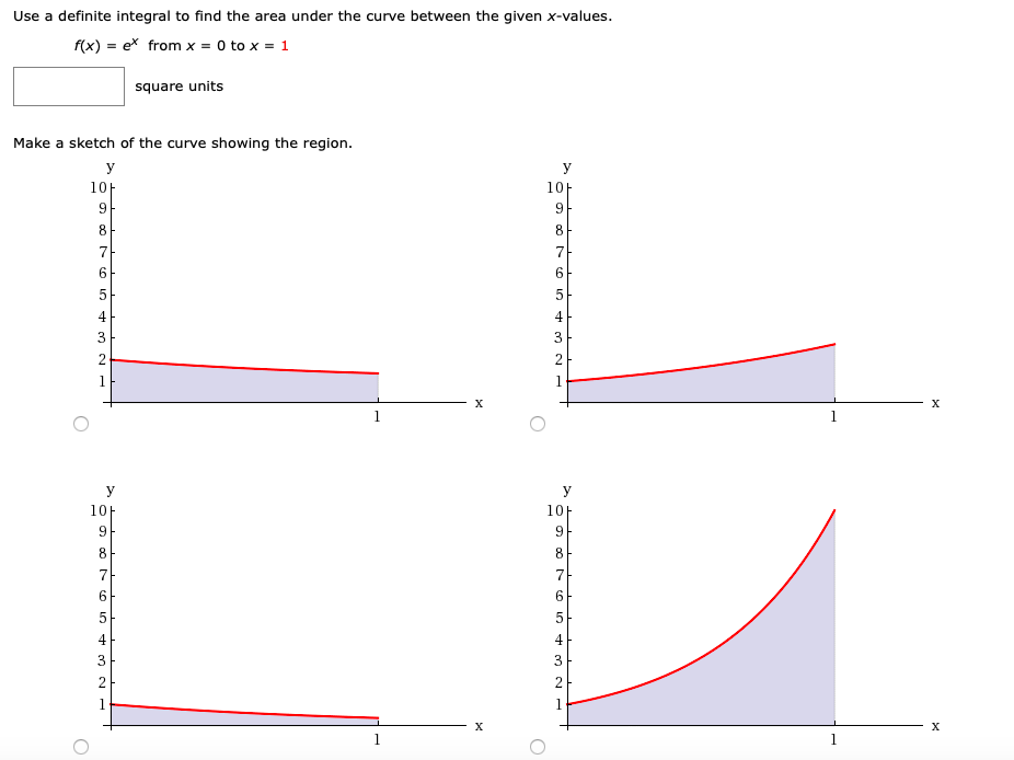Solved Use a definite integral to find the area under the | Chegg.com