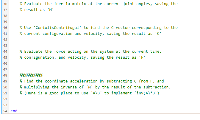 Solved Calculate acceleration from Euler-Lagrange | Chegg.com