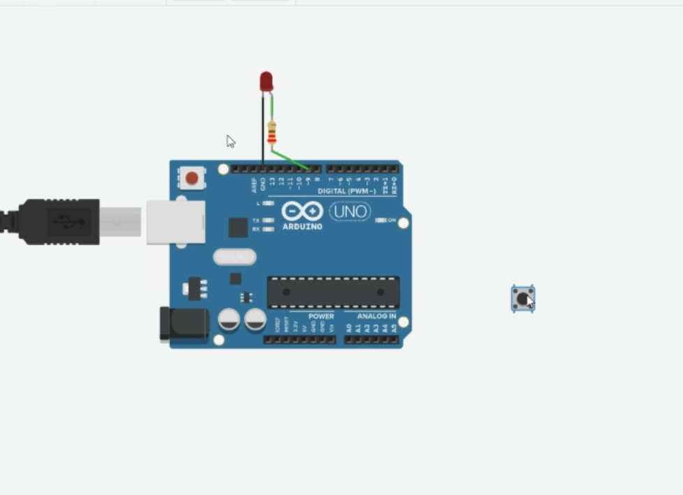 Solved Lab Task Refer to the push button lab to connect a | Chegg.com