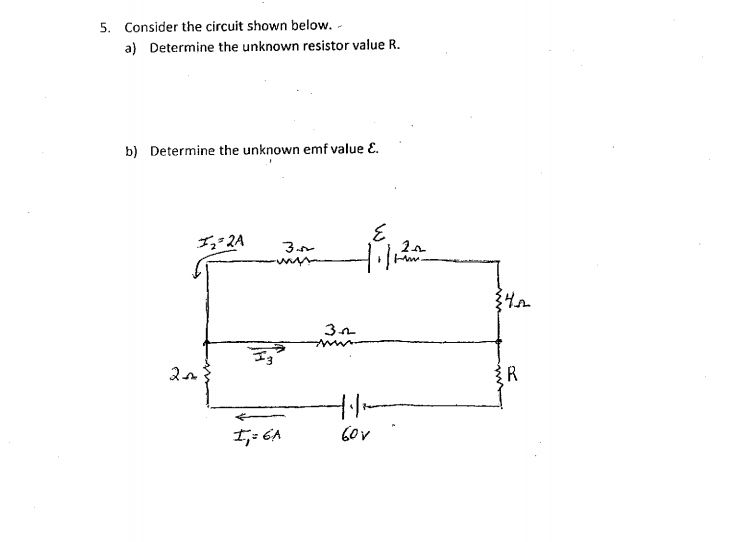 Solved 5. Consider the circuit shown below. - a) Determine | Chegg.com
