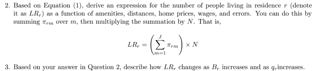Wm Tirm = B, (consumo -) Erm (drm)' (ar)? 2. Based | Chegg.com