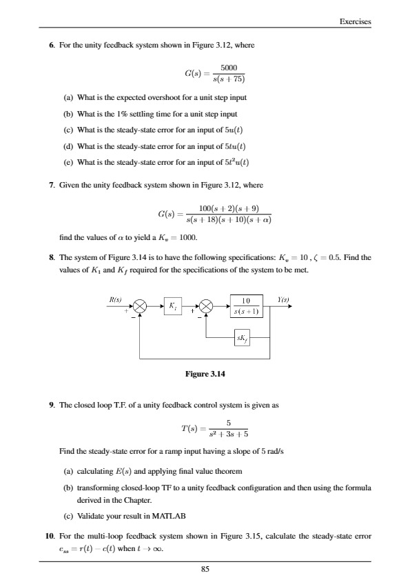 Solved Please answer all question (For the unity feedback | Chegg.com