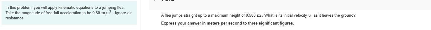 Solved In this problem, you will apply kinematic equations | Chegg.com