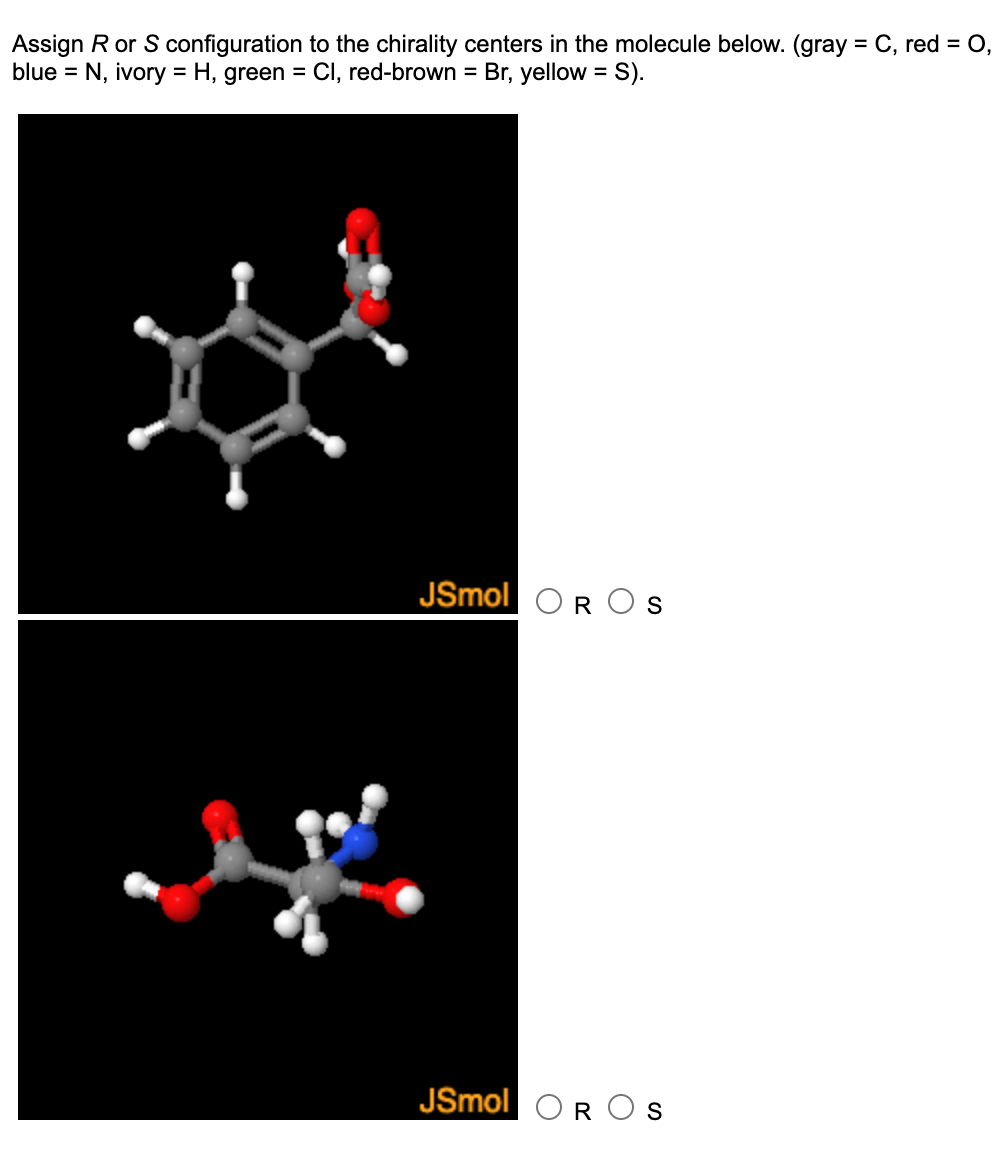 Solved Assign R or S configuration to the chirality centers | Chegg.com