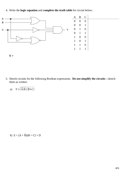 Solved 1. How many gates and inputs does the following | Chegg.com