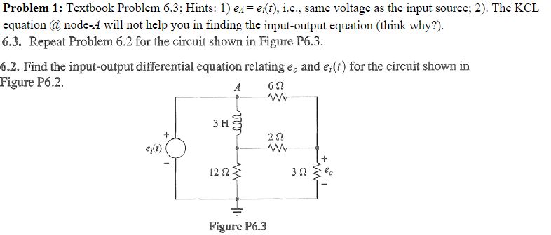 Problem 1 Textbook Problem 6 3 Hints 1 Ea Ei T