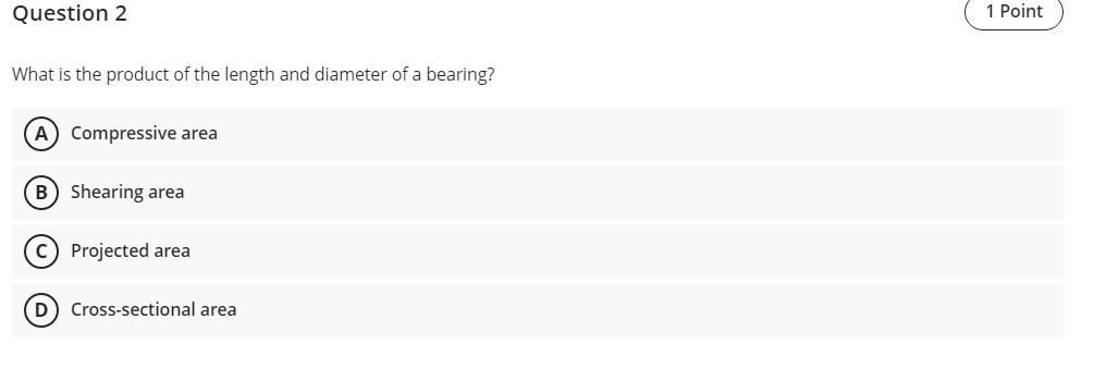 Solved Question 1 A coupling that allows angularity for the | Chegg.com