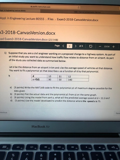 Solved a pacific.instructure.com Appl. in Engineering | Chegg.com