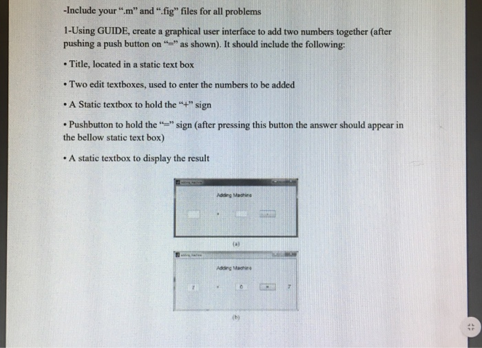 Solved -Include your "m" and ".fig" files for all problems | Chegg.com