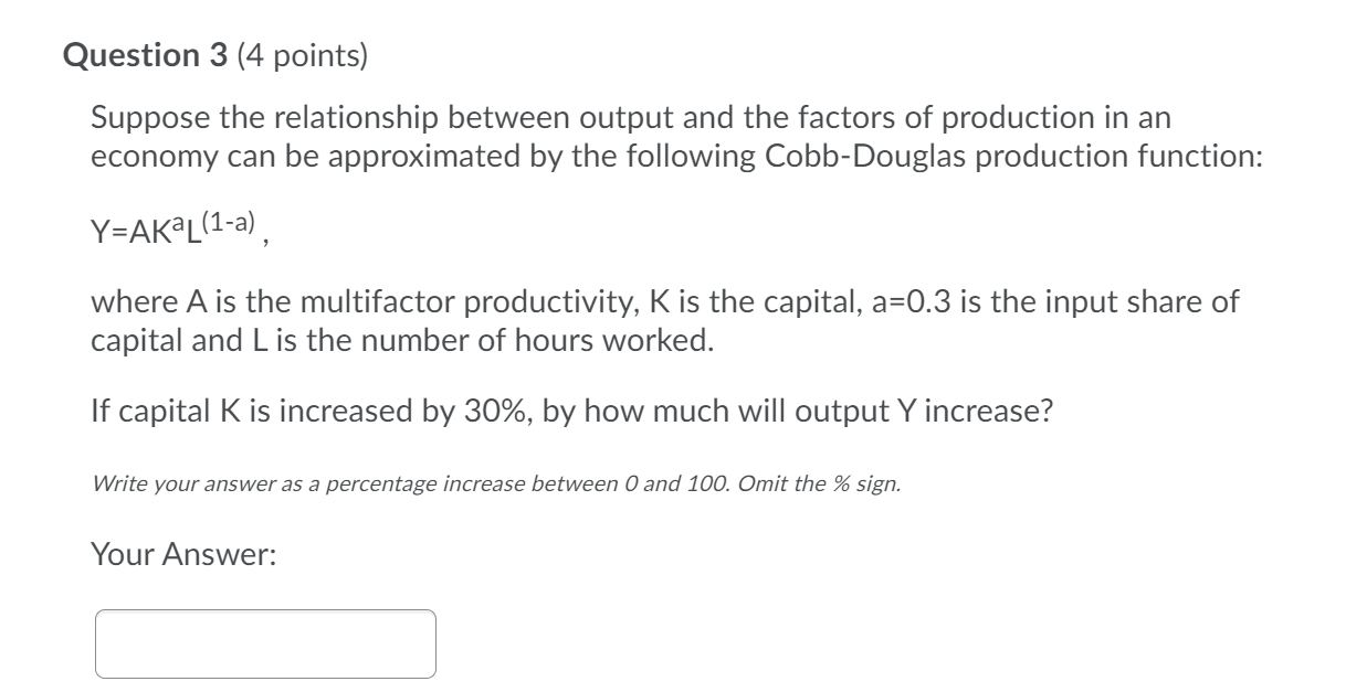 Solved Question 3 (4 points) Suppose the relationship | Chegg.com Solved Question 3 (4 points) Suppose the relationship | Chegg.com