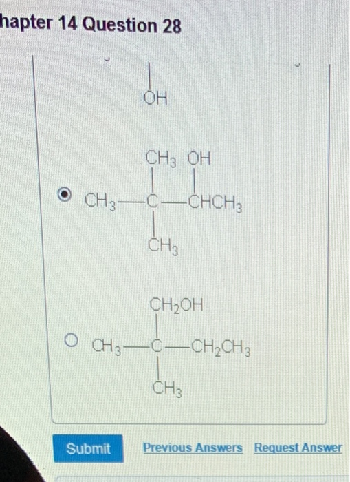 Solved raIt A Which molecule shown is a primary alcohol? CH3 | Chegg.com