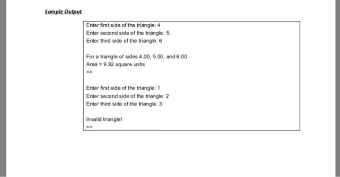 Solved Programming Activity Create A Class Named Mytriangle