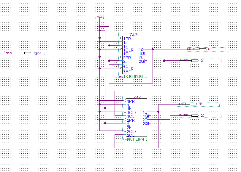 Solved im trying to make a 4 ﻿bit up and down counter using | Chegg.com