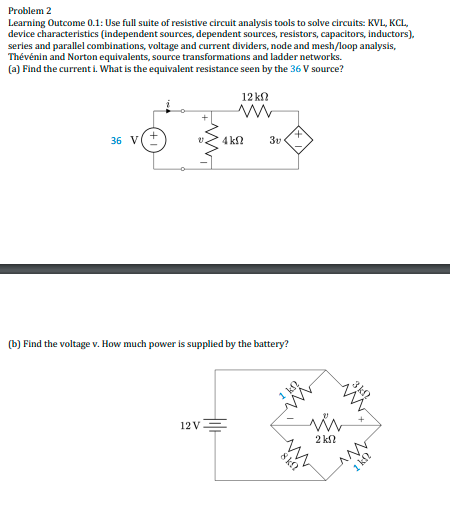 Solved Problem 2 Learning Outcome 0.1 : Use full suite of | Chegg.com
