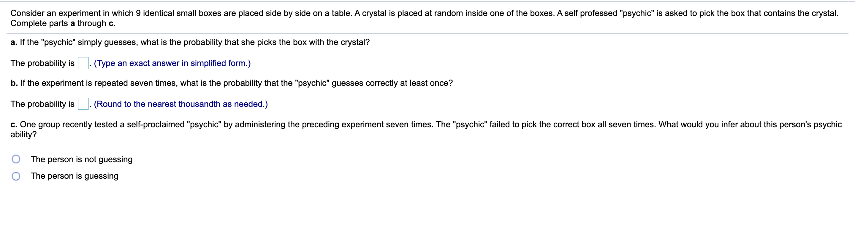 Solved Consider an experiment in which 9 identical small | Chegg.com