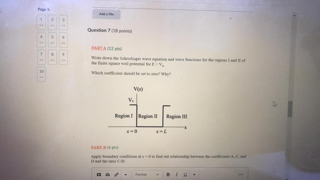 Solved Page 1: Add a File 1 2 3 Question 7 (18 points) 4 5 6 | Chegg.com