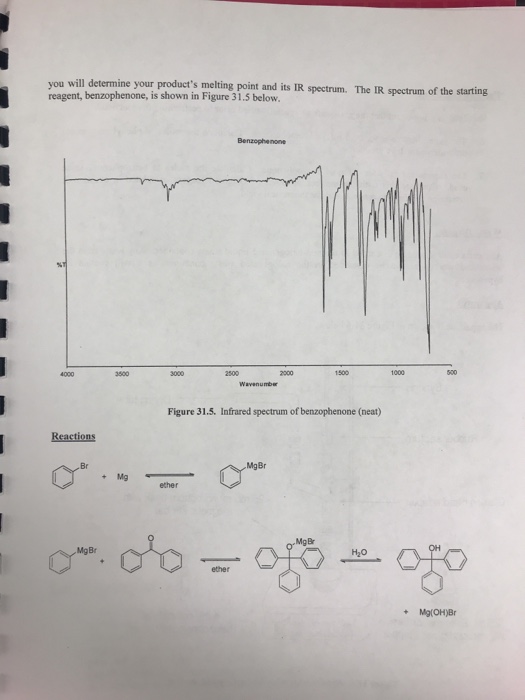 Solved you will determine your product's melting point and | Chegg.com