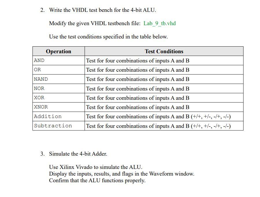 Solved OBJECTIVE. To design a 4-bit Arithmetic and Logic | Chegg.com