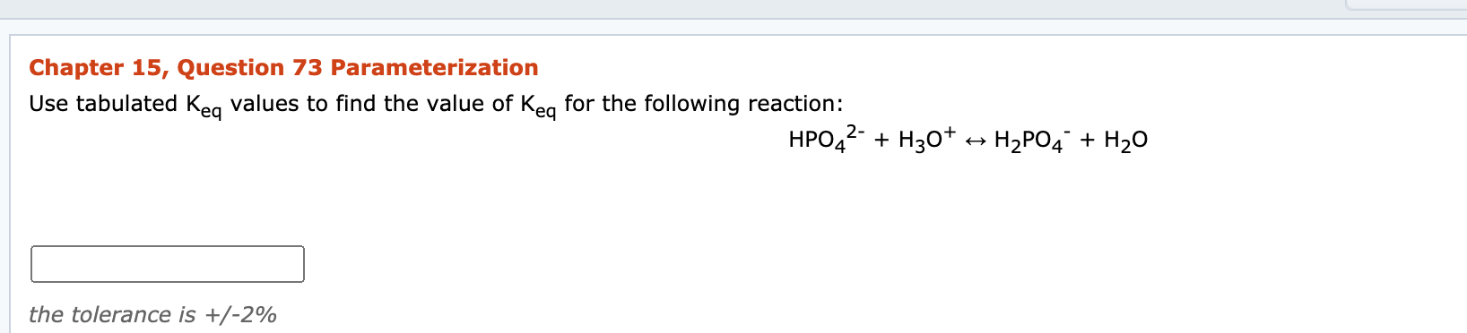 Solved Chapter 15, Question 73 Parameterization Use | Chegg.com