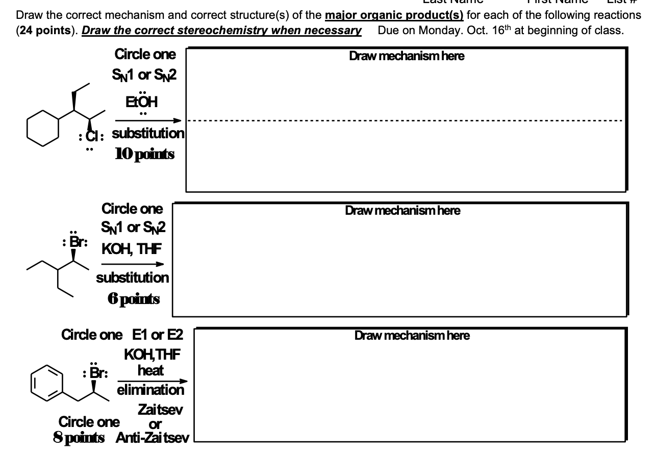 Solved Draw the correct mechanism and correct structure(s) | Chegg.com