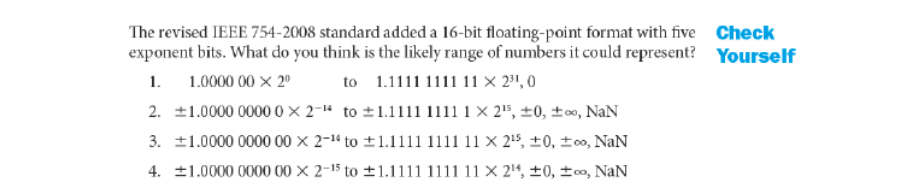 Solved The revised IEEE 754-2008 standard added a 16-bit | Chegg.com