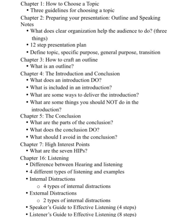 Solved Chapter 1: How to Choose a Topic Three guidelines for | Chegg.com