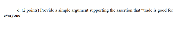 Solved Please just solve part D only Show all steps of your | Chegg.com