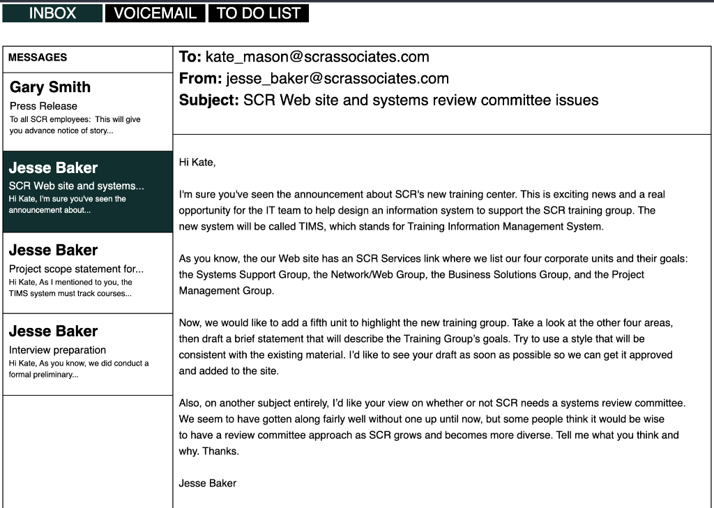 Solved Session 2: Analyzing the Business Case INBOX | Chegg.com