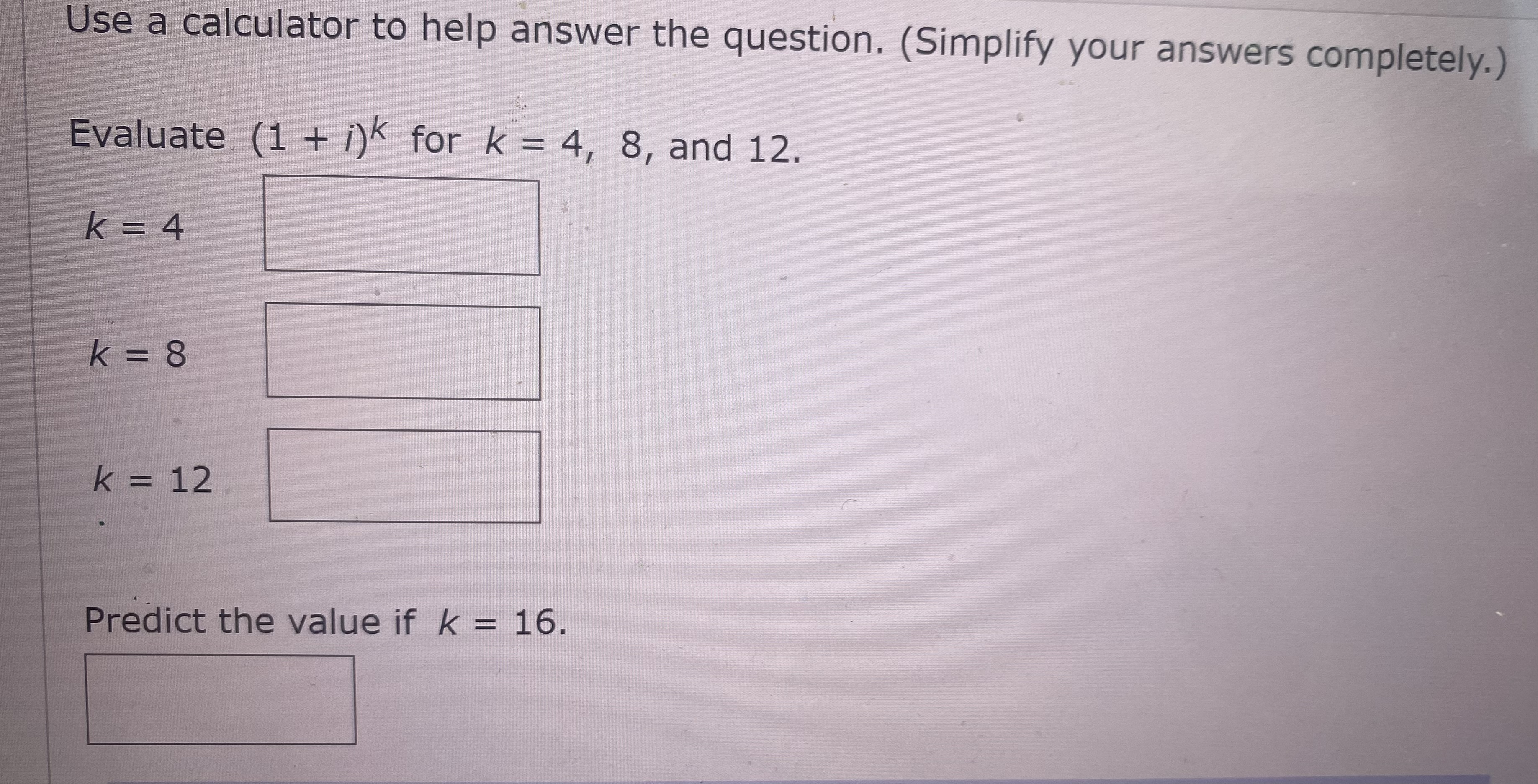 Solved Use a calculator to help answer the question. | Chegg.com