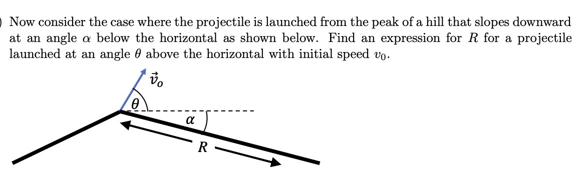 Solved Now consider the case where the projectile is | Chegg.com