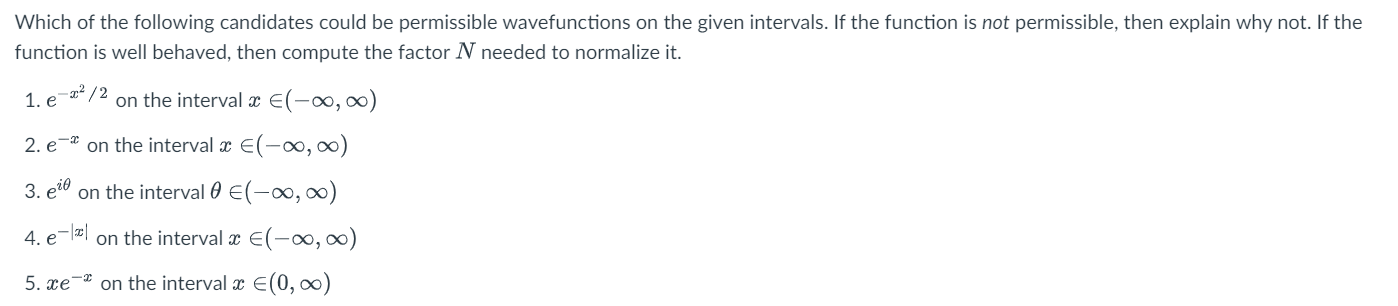 Solved Which of the following candidates could be | Chegg.com