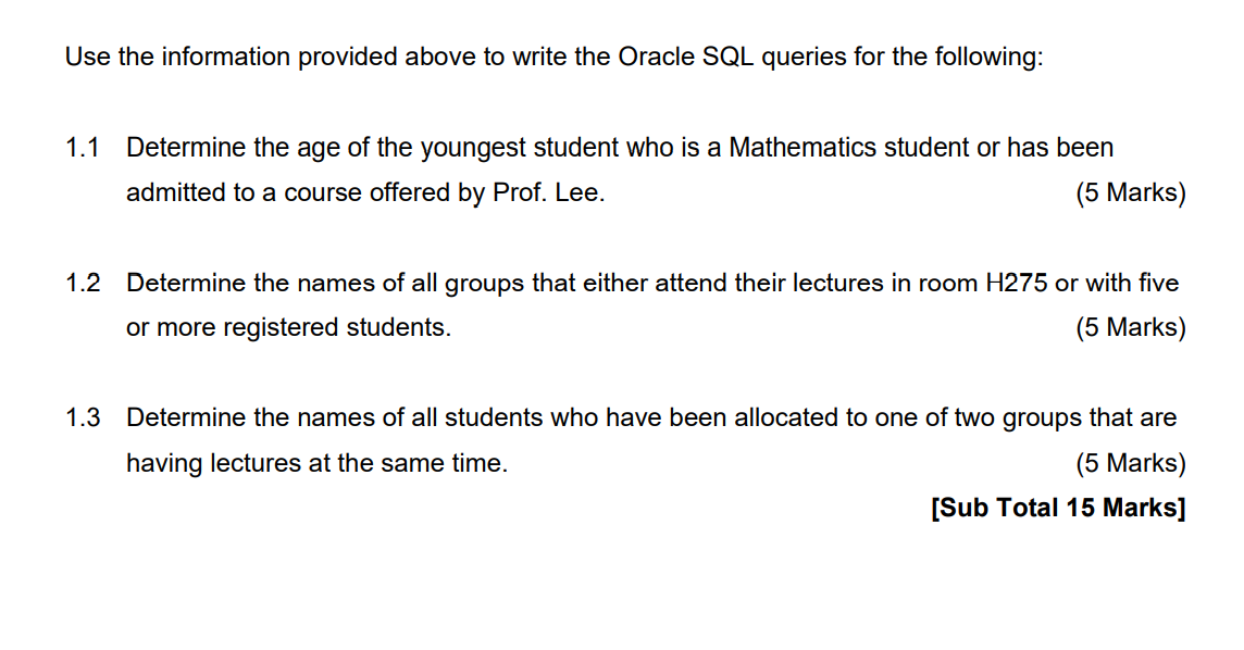 Solved Section A Application-Based Question(s) 50 Marks | Chegg.com
