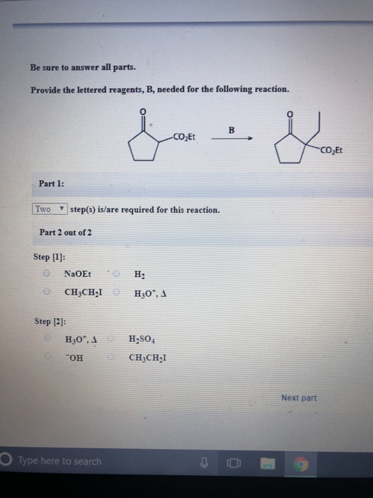 Solved Be sure to answer all parts. Provide the lettered | Chegg.com