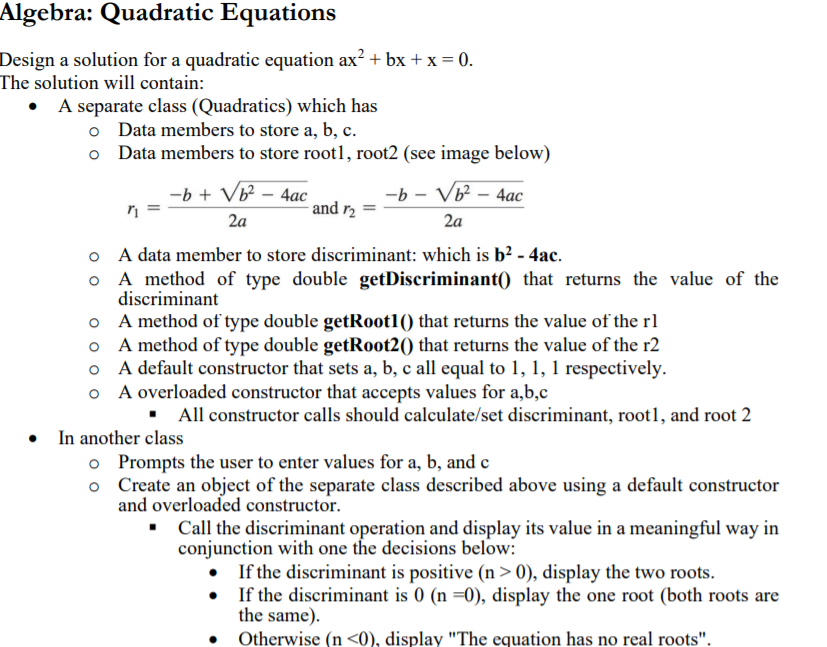 Solved URGENT! BOOK JAVA PROGRAMMING I Step 1: Analyze the | Chegg.com