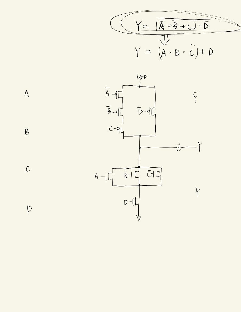 Solved To design a CMOS logic gate, it has 4 pulse | Chegg.com