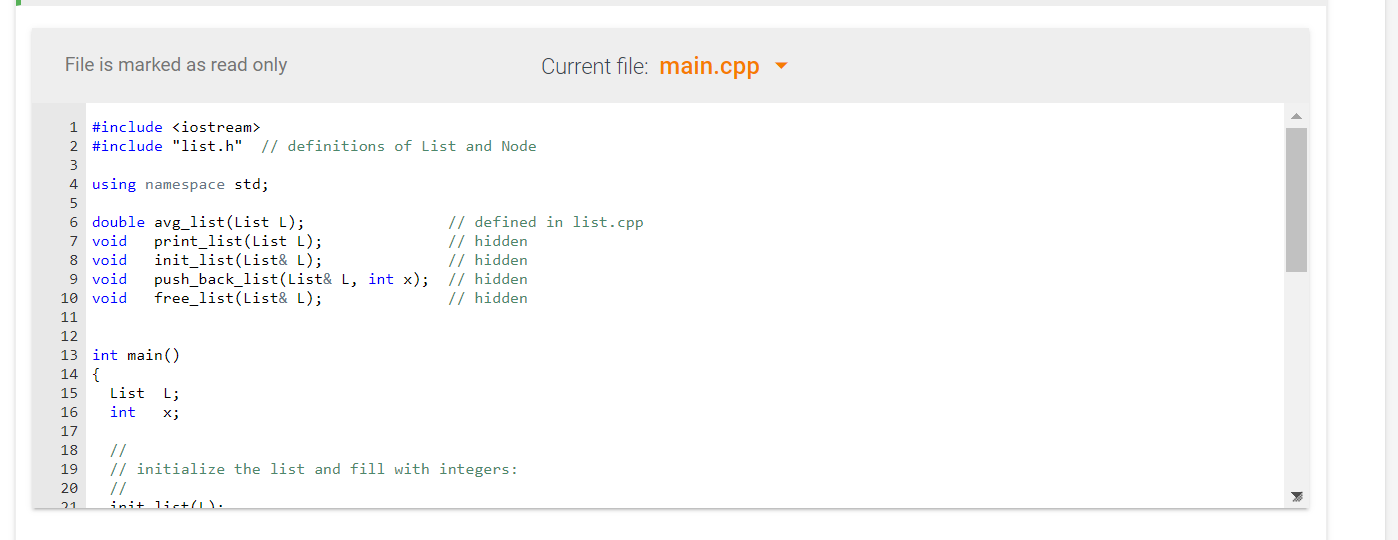 Solved 11.7 Programming: avg_list Write a function avg_list | Chegg.com