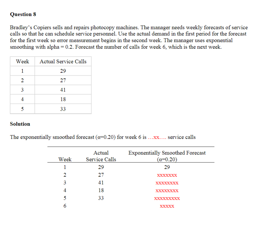 Solved Bradley's Copiers sells and repairs photocopy | Chegg.com