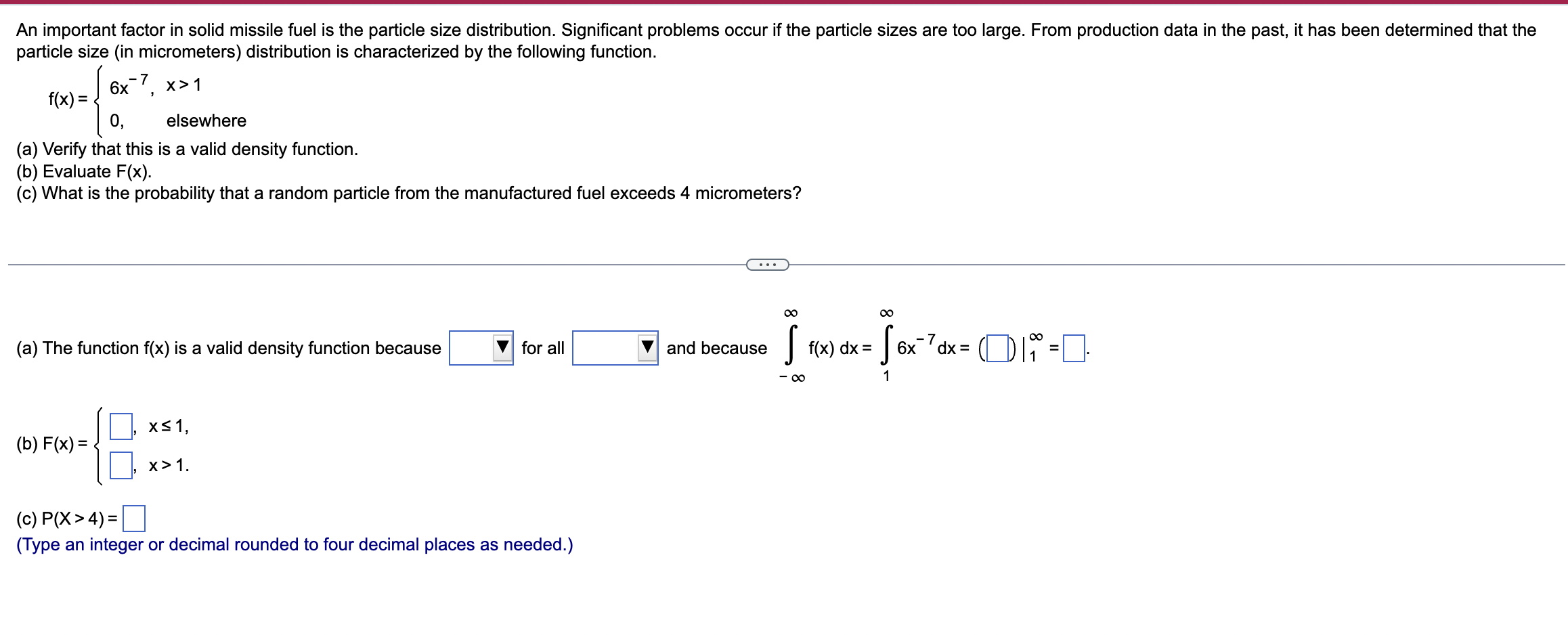 Solved particle size (in micrometers) distribution is | Chegg.com